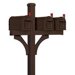 Salsbury Deluxe Triple Mailbox Package – The Mailbox Pros